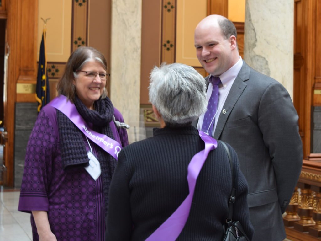 Regenstrief's Bateman Educates about Alzheimer’s at Indiana Statehouse